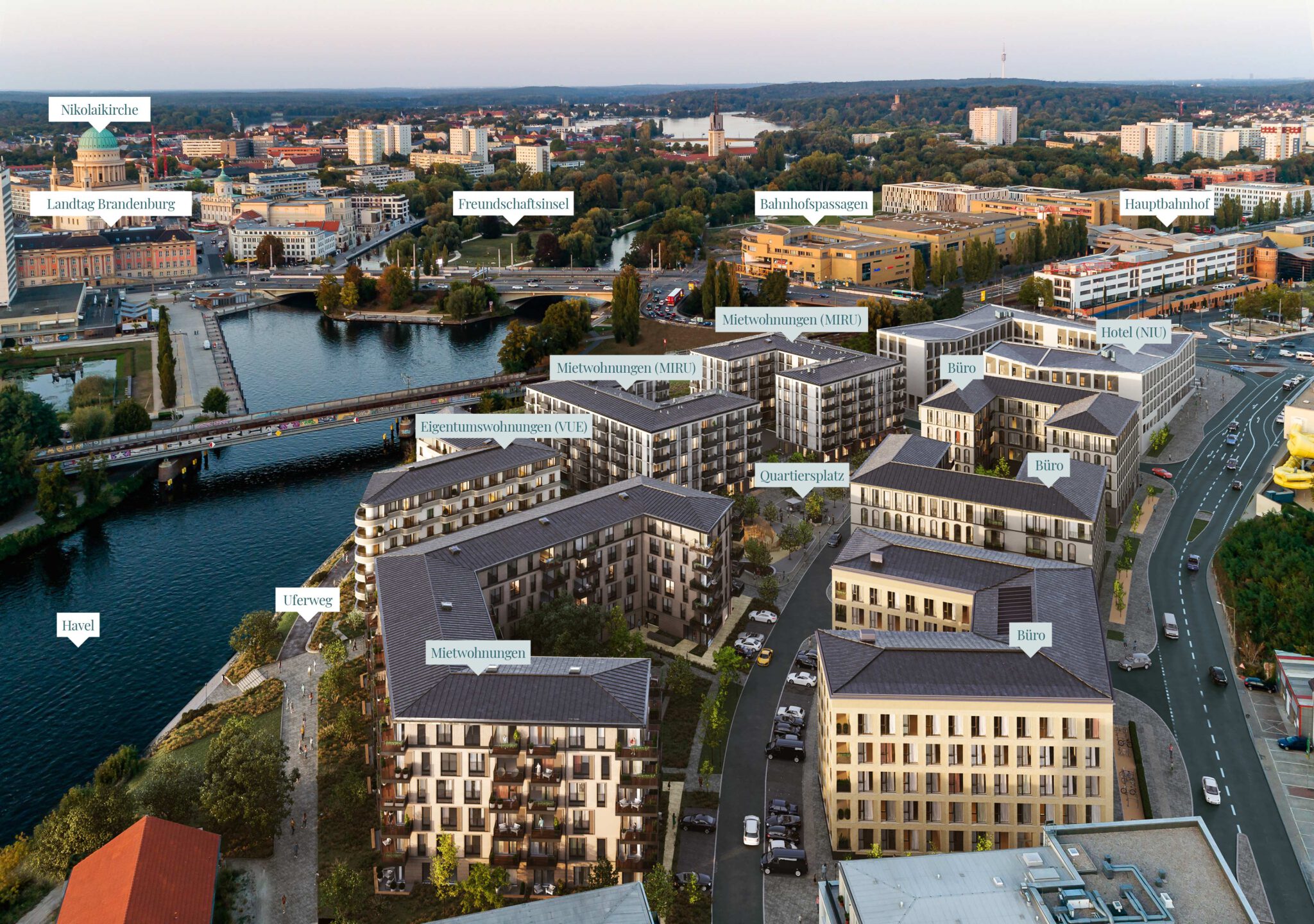Vision - HQP – das Havel Quartier Potsdam